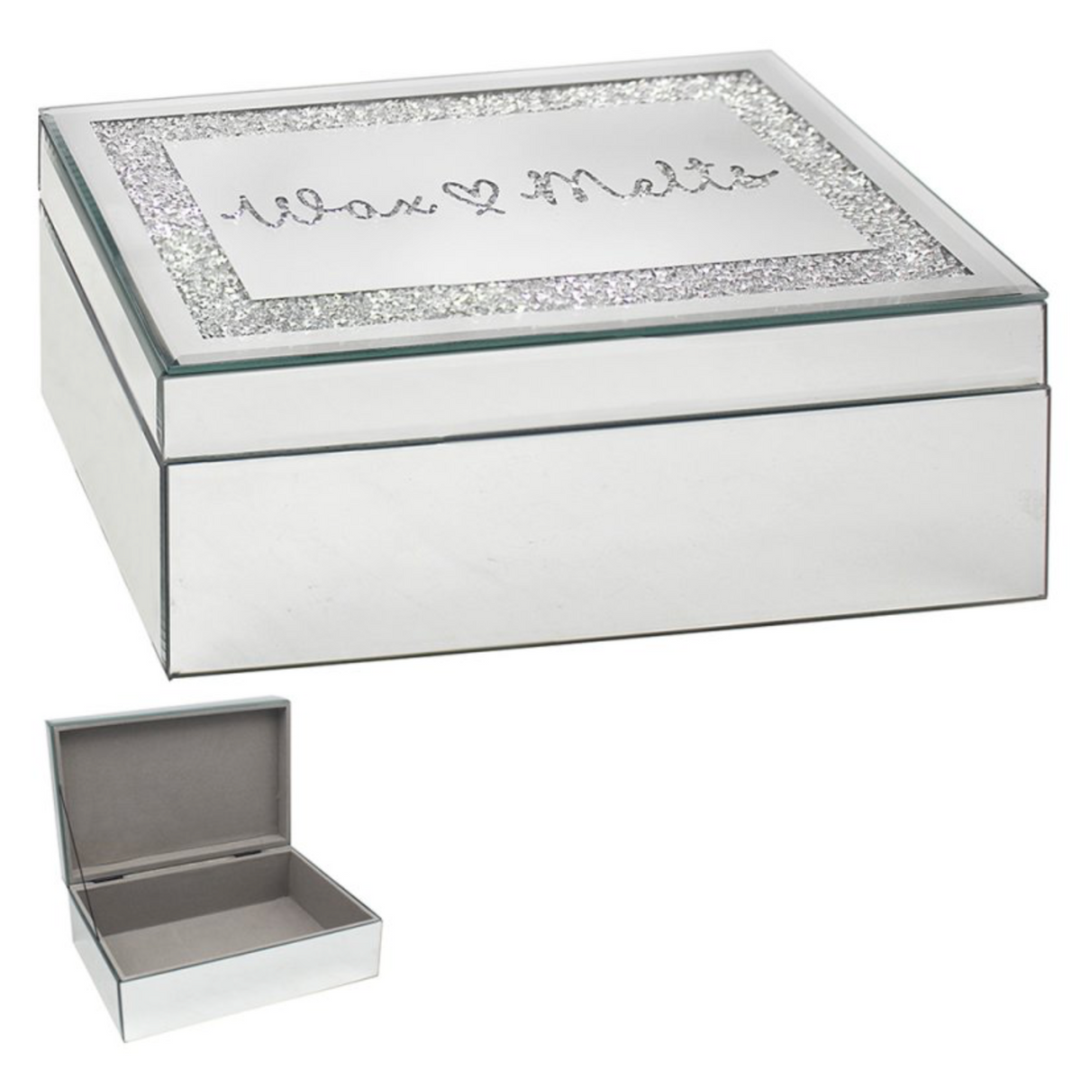 Wax Melt Storage Boxes - Mirror and Crystal – Annie Violet